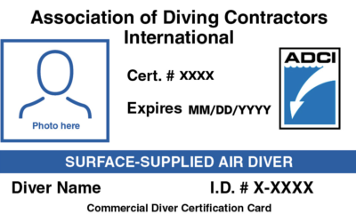 ADCI Certification - UCC Dive
