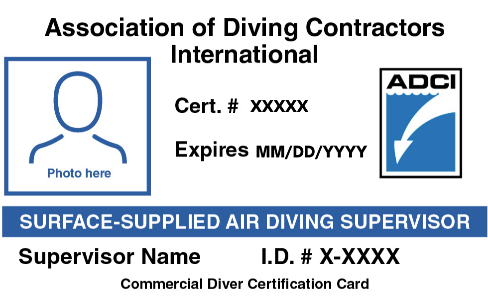 ADCI Certification - UCC Dive