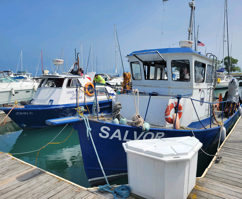UCC Divers Decommission Lake Water Intake Structure - UCC Dive